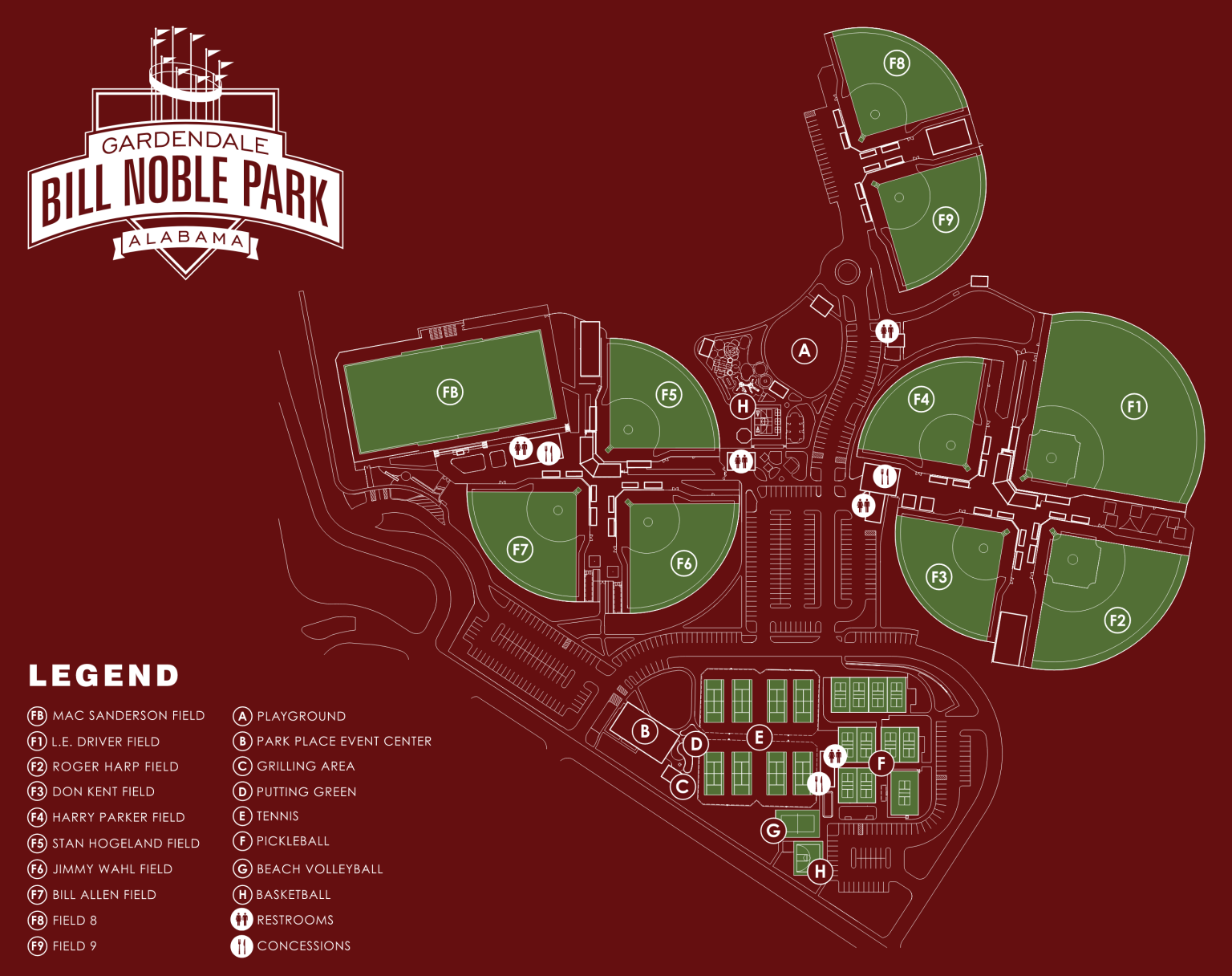 Site Maps - Bill Noble Park